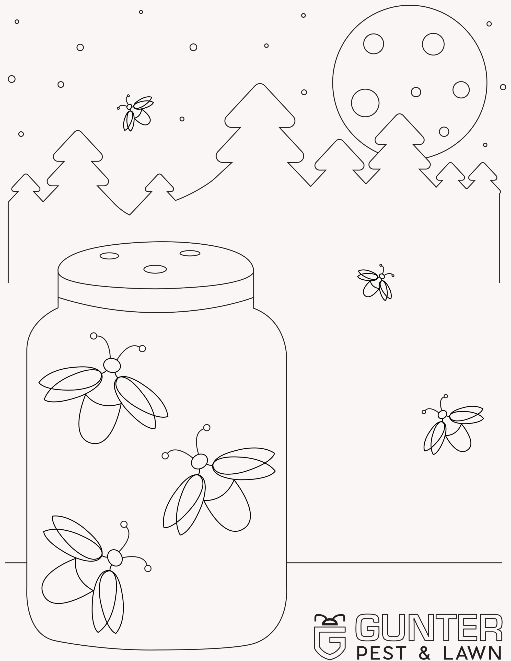 Printable Coloring Book Pages For Kids | Gunter Pest & Lawn | KCMO